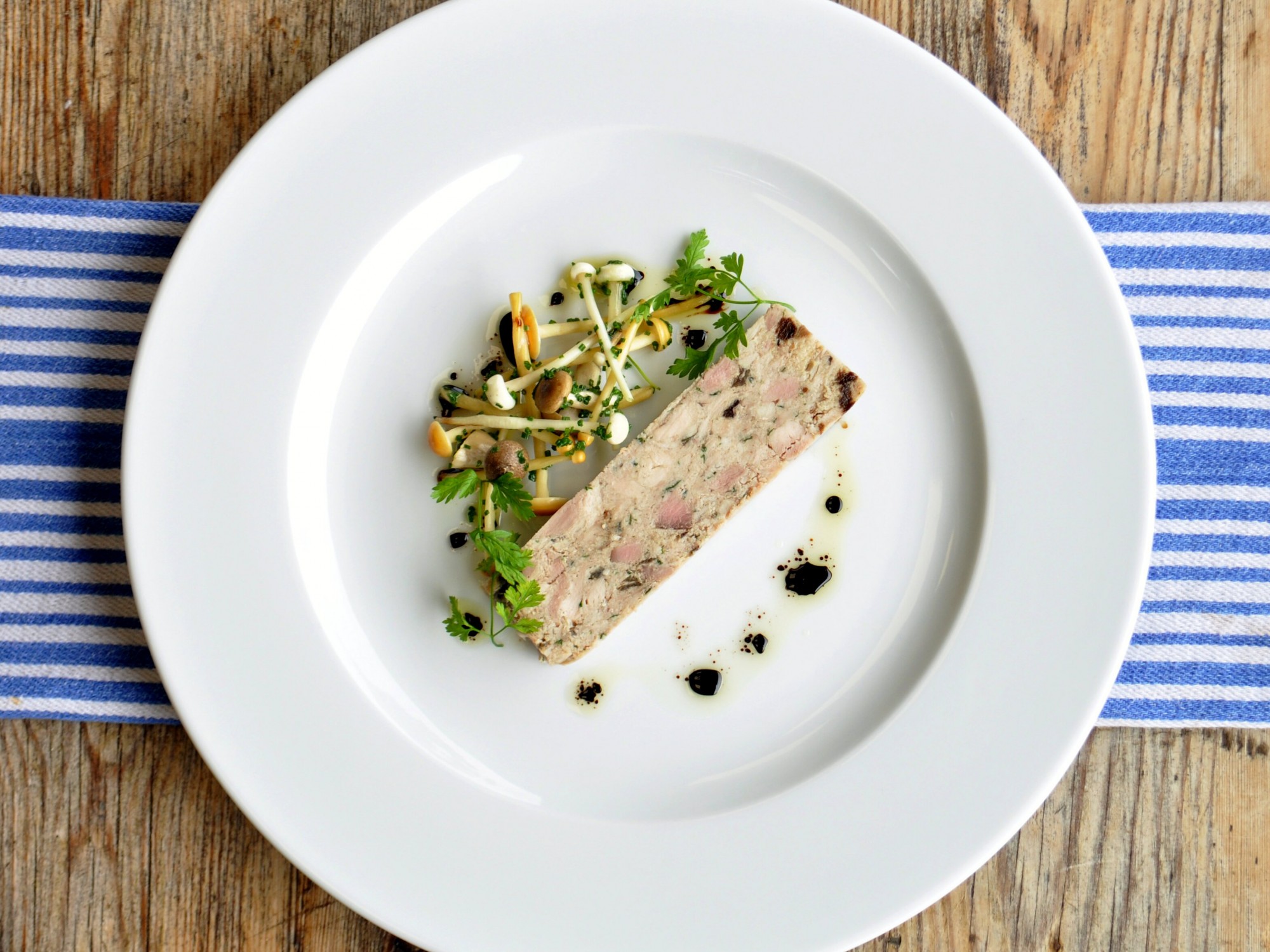 Chicken, Smoked Duck and Wild Mushroom Terrine - Little & Cull
